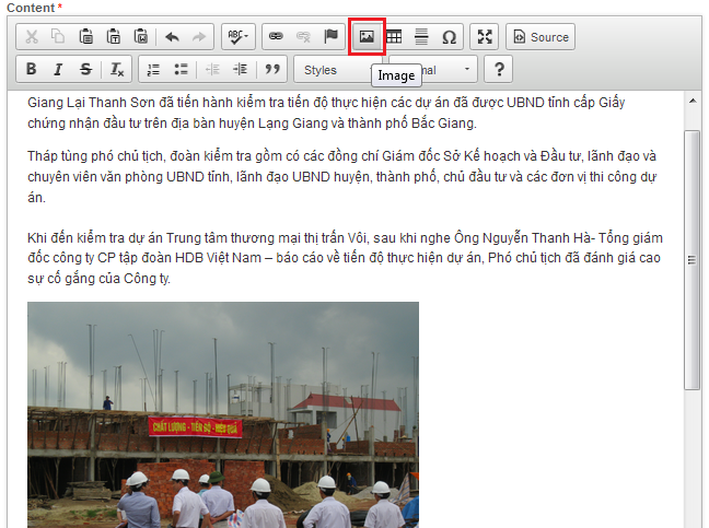 Adding Style To The Text Made From Ckeditor General Discussion Yii Framework Forum